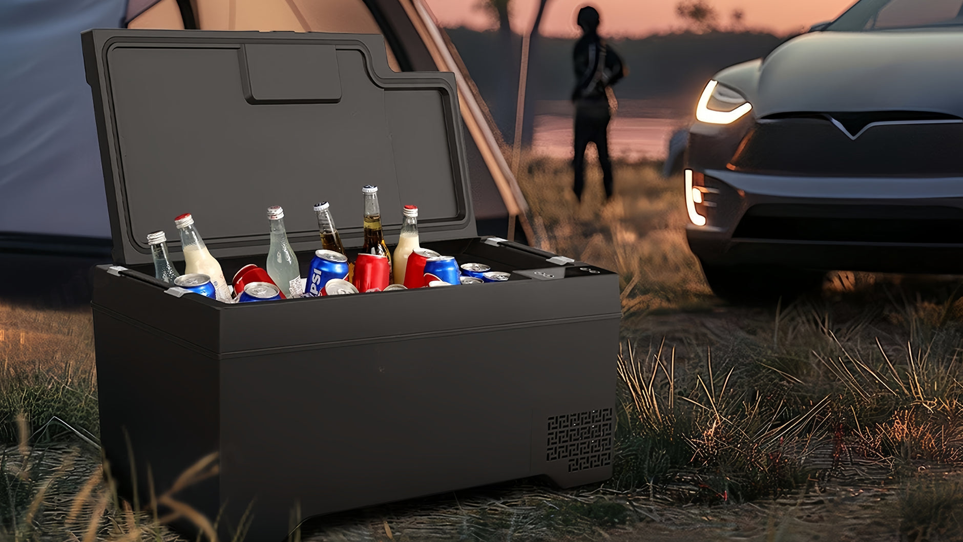 The Tesla Fridge - Portable Freezer for Tesla 3/Y/X Trunk Refrigerator ...